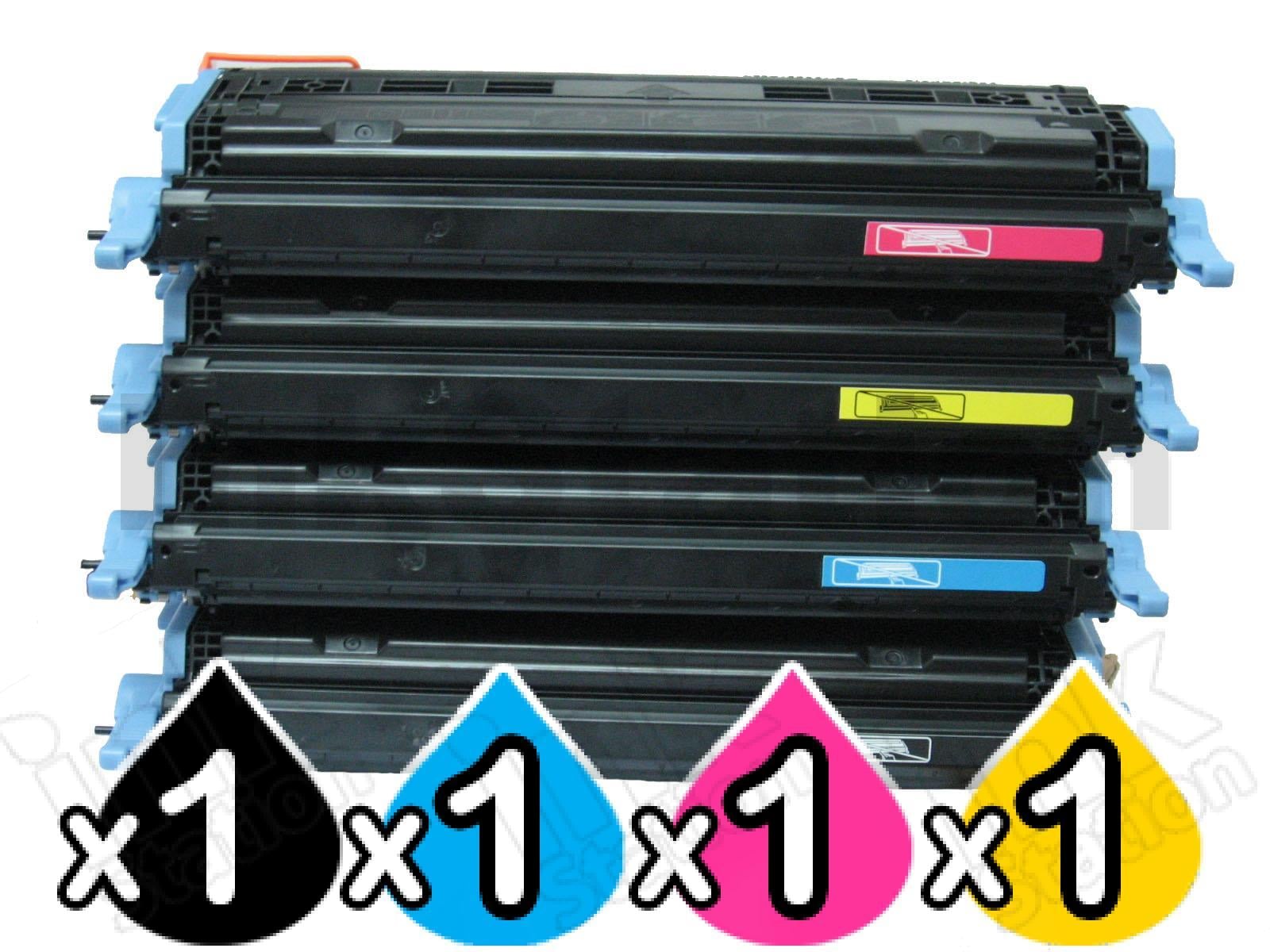 Canon 4-Pack Compatible Toner Cartridge for LBP-5000 LBP-5100 [1BK,1C ...