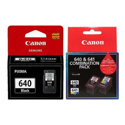Canon 3-Pack PG-640 + (PG-640,CL-641 - Twin Pack) Genuine Ink ...