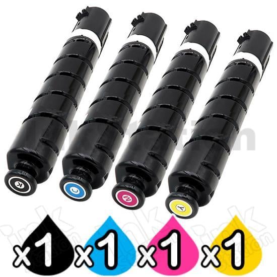 Canon 4 Pack TG-65 GPR-51 Compatible Toner Cartridges Combo [BK,C,M,Y ...