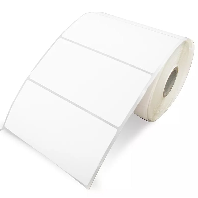 100mm X 50mm Perforated Direct Thermal Labels White - 1200 Labels per ...