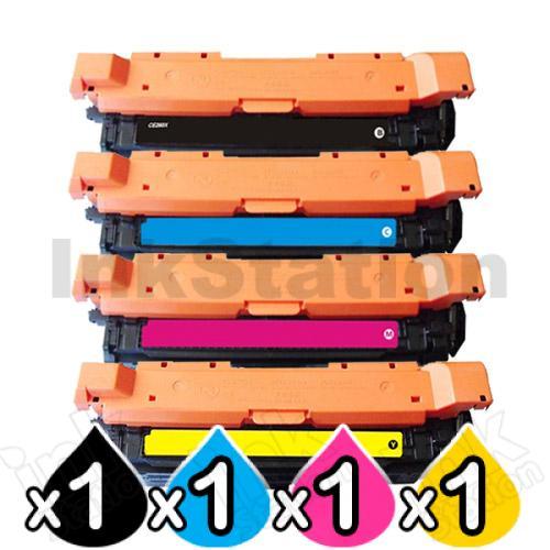 HP 4 Pack CE260X-CE263A (649X/648A) Compatible Toner Cartridges [1BK,1C ...