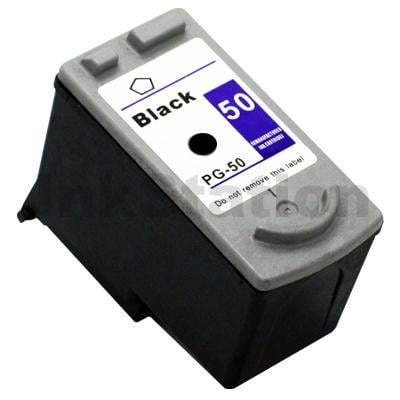 Canon Compatible PG-50 Black High Yield Ink Cartridge - 510 pages - Ink ...