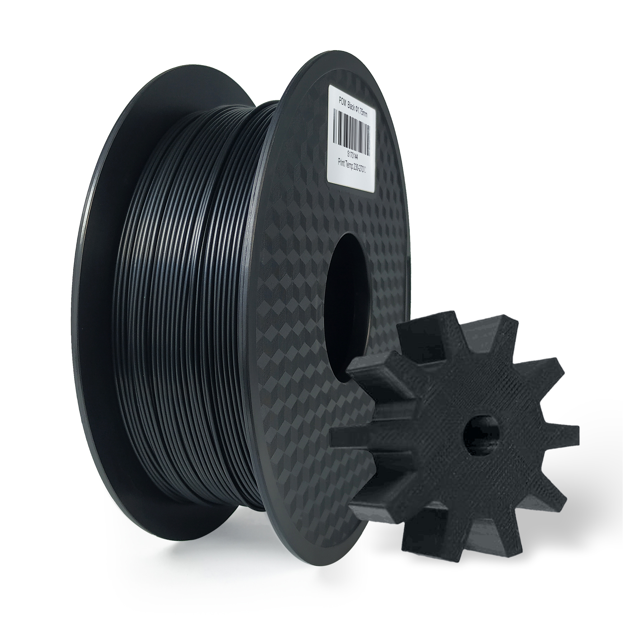 POM 3D Filament 1.75mm Black - 1KG - InkStation