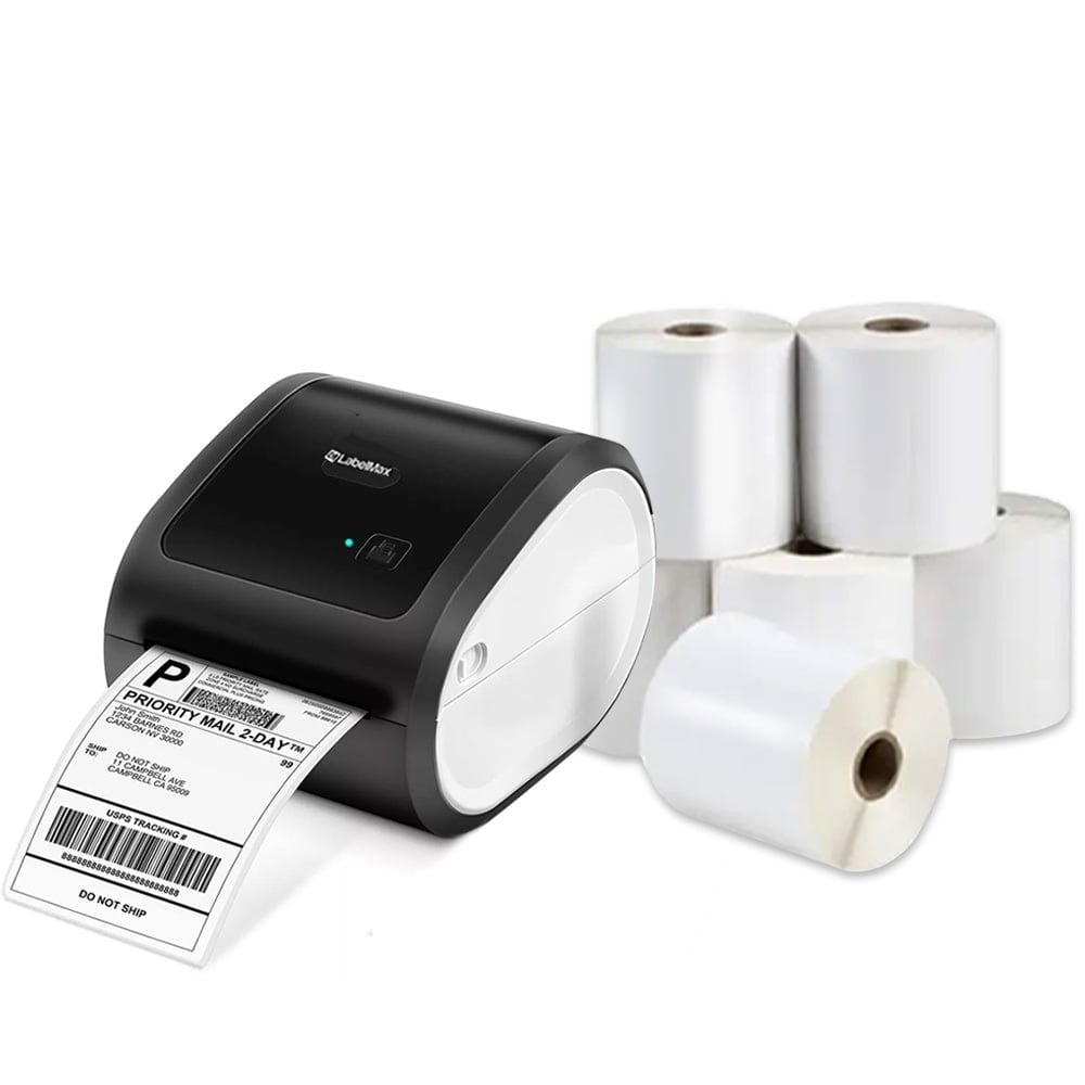 ZEBRA ZD421 Direct Thermal Desktop Label Printer 203DPI Ethernet /USB ...