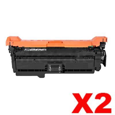 HP 2 x CF320A (652A) Compatible Black Toner Cartridge - 11,500 Pages ...