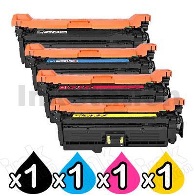 HP 4 Pack CF320A-CF323A (652A/653A) Compatible Toner Cartridges [1BK,1C ...