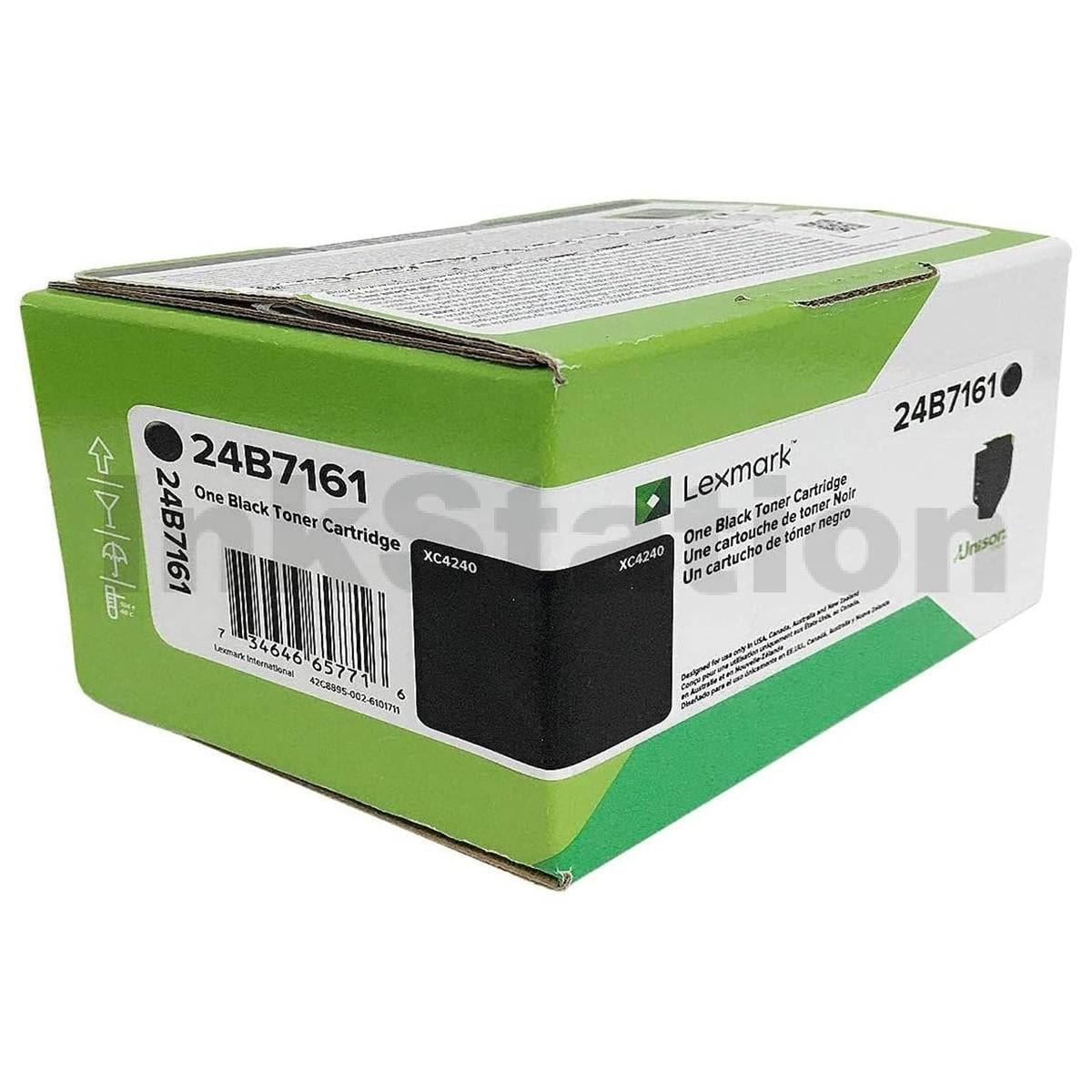 Lexmark 24B7161 Genuine XC4240 BSD Black Toner Cartridge - 9,000 pages ...