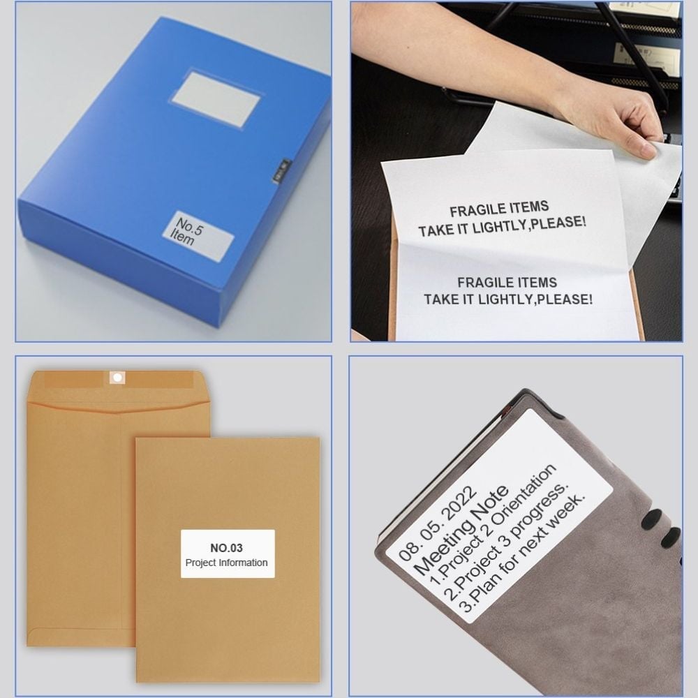 100 Sheets A4 White Self Adhesive Paper Address Mailing Laser Inkjet ...