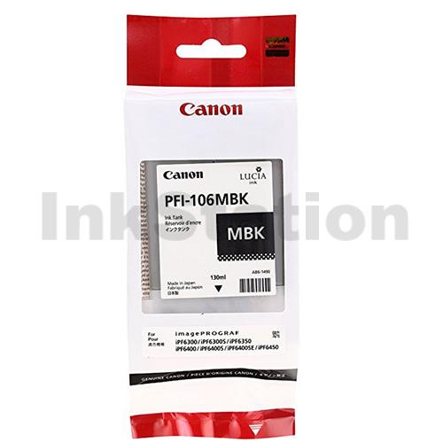 Canon Genuine PFI-106MBK Matte Black Ink Tank - Ink Cartridges - InkStation
