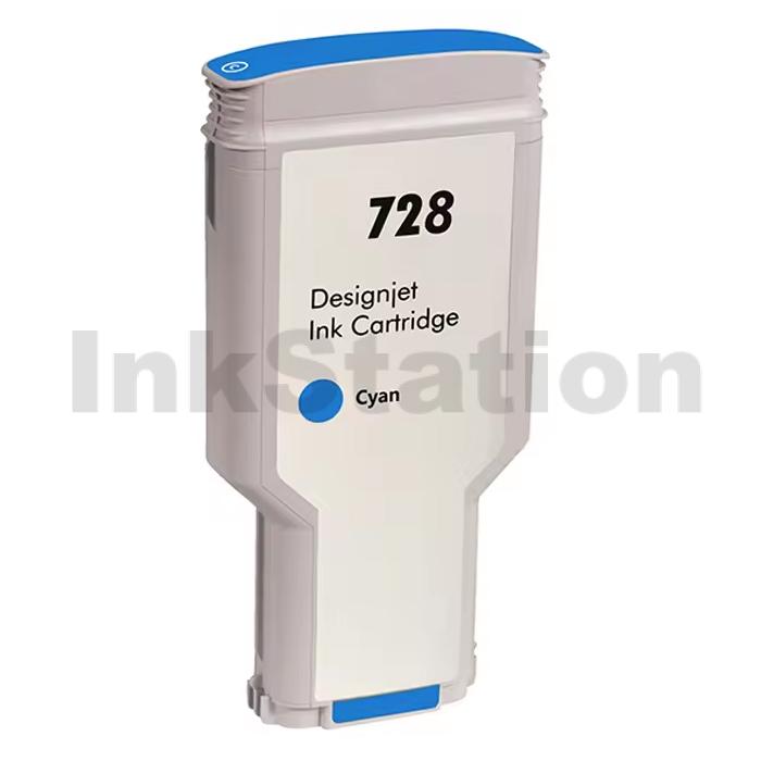 HP 728 Compatible Cyan 300ML Inkjet Cartridge F9K17A - Ink Cartridges - InkStation
