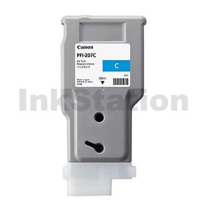 Canon Genuine PFI-207C Cyan Ink Tank - Ink Cartridges - InkStation