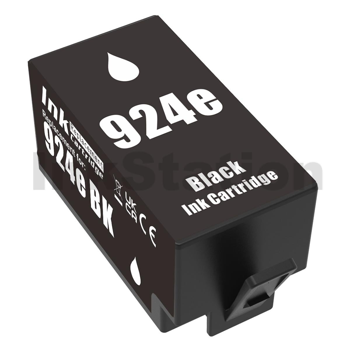 HP 924e EvoMore Compatible Black Ink Cartridge 4K0V0NA - 1,000 pages ...