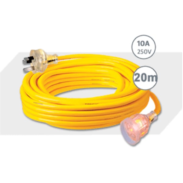 Sansai Heavy Duty Extension Cord 20m - InkStation