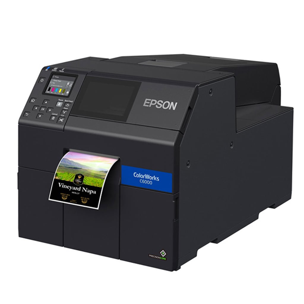 EPSON ColorWorks CW-C6010A 4" Colour Inkjet Label Printer with Auto ...