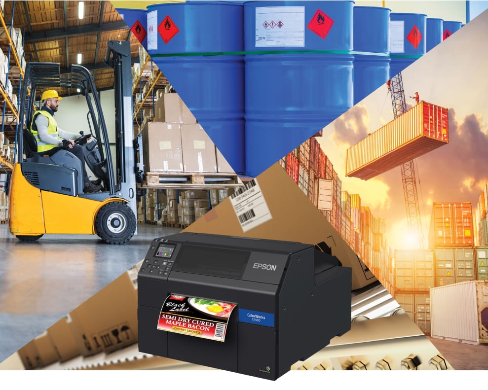 EPSON ColorWorks CW-C6510A 8" Colour Inkjet Label Printer with Auto ...