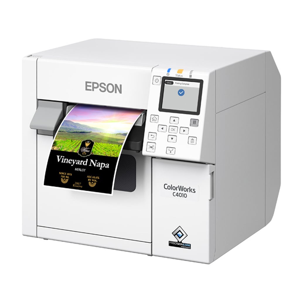 EPSON ColorWorks CW-C4010 Colour Inkjet Label Printer - USB, Ethernet ...
