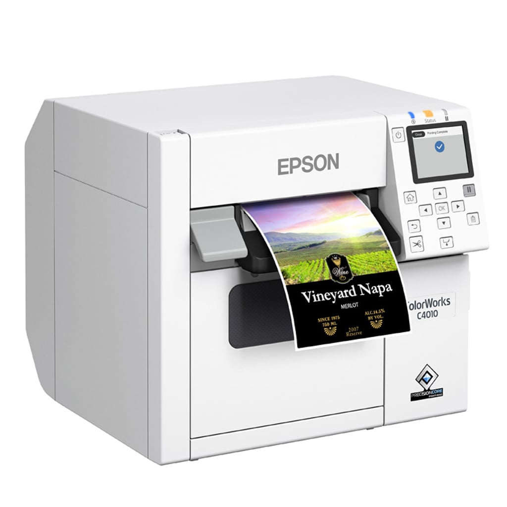 EPSON ColorWorks CW-C4010 Colour Inkjet Label Printer - USB, Ethernet ...