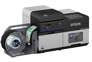 EPSON ColorWorks CW-C8010 High-Speed 4" Colour Inkjet Label Printer ...