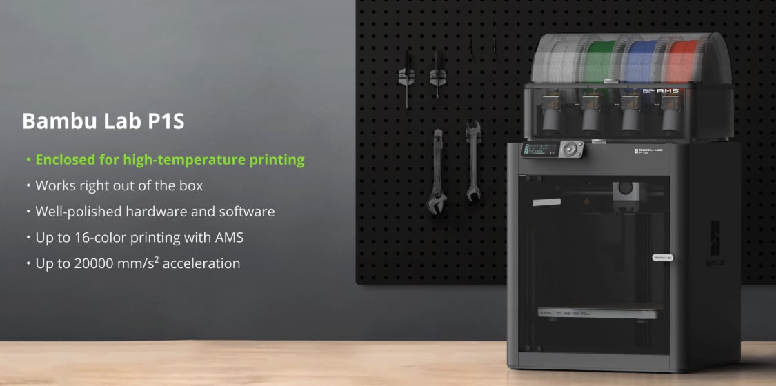 Bambu Lab P1S 3D Printer - InkStation