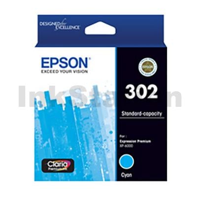 Epson 302 (C13T01W292) Genuine Cyan Inkjet Cartridge - Ink Cartridges ...
