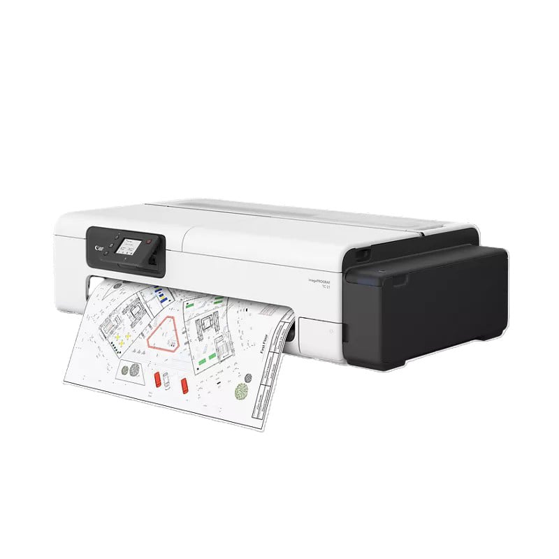 Canon imagePROGRAF TC-21 Wide Format 24" LFP Printer with Stand ...