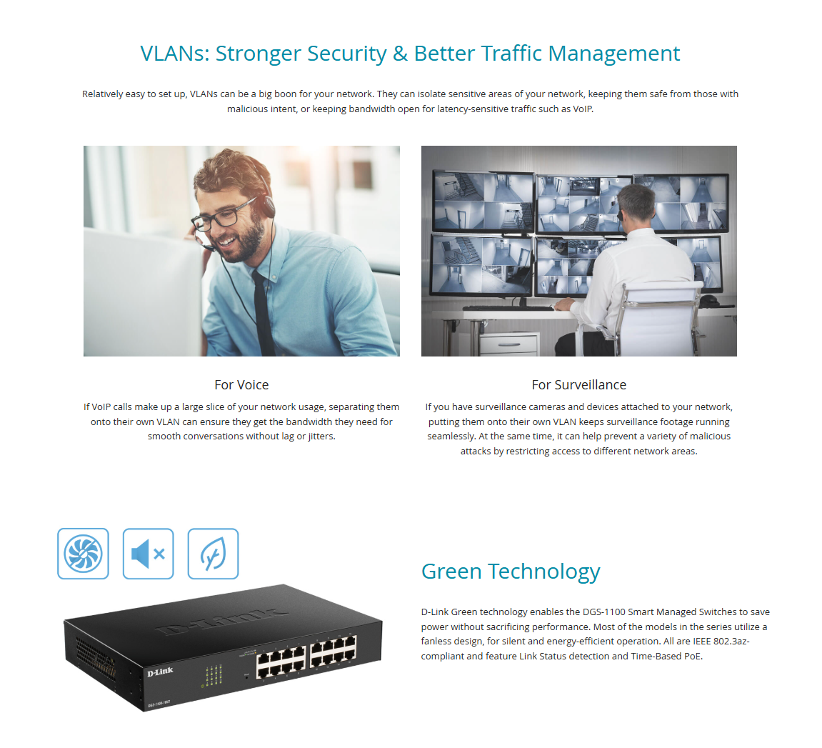 D-LINK 8-Port Gigabit Smart Managed Switch - InkStation