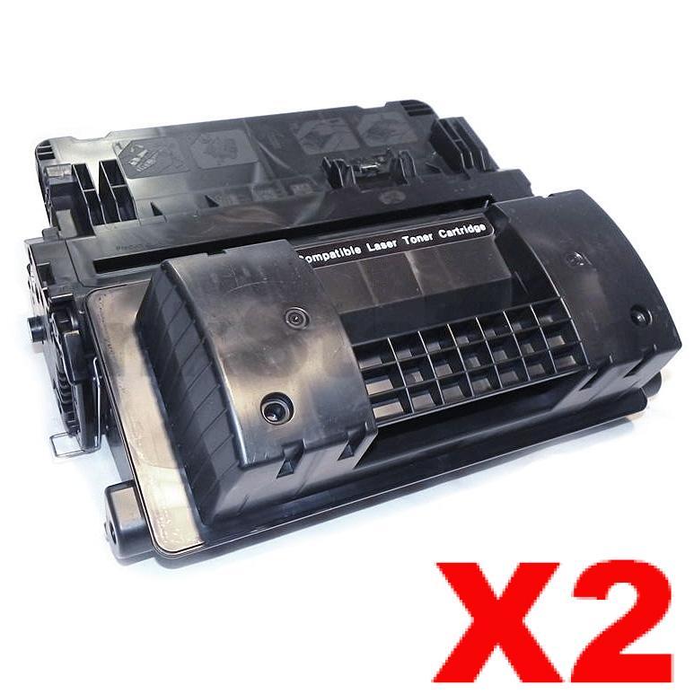 HP 2 x CC364A (64A) Compatible Black Toner Cartridge - 10,000 Pages ...
