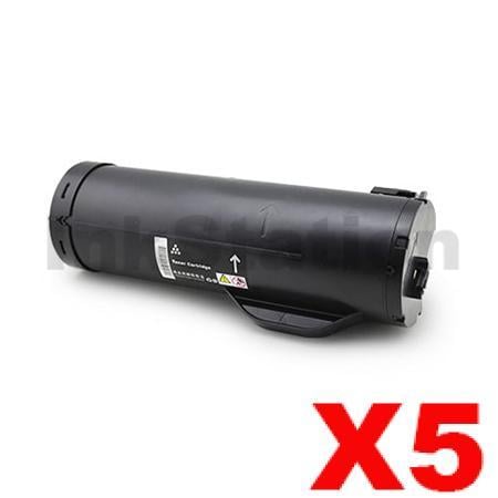 Fuji Xerox 5 x DocuPrint P455d M455DF Compatible Toner Cartridge ...