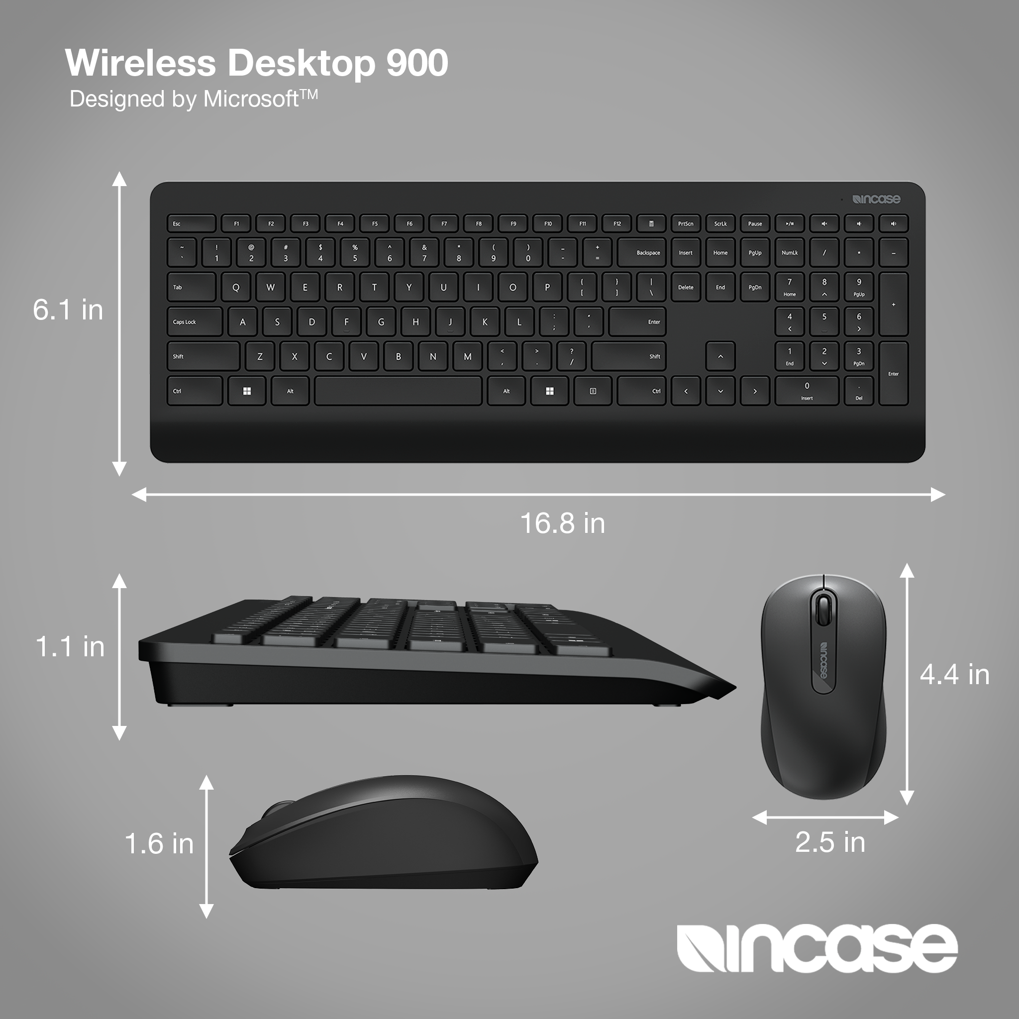 Incase Wireless Desktop 900 Designed by Microsoft - InkStation