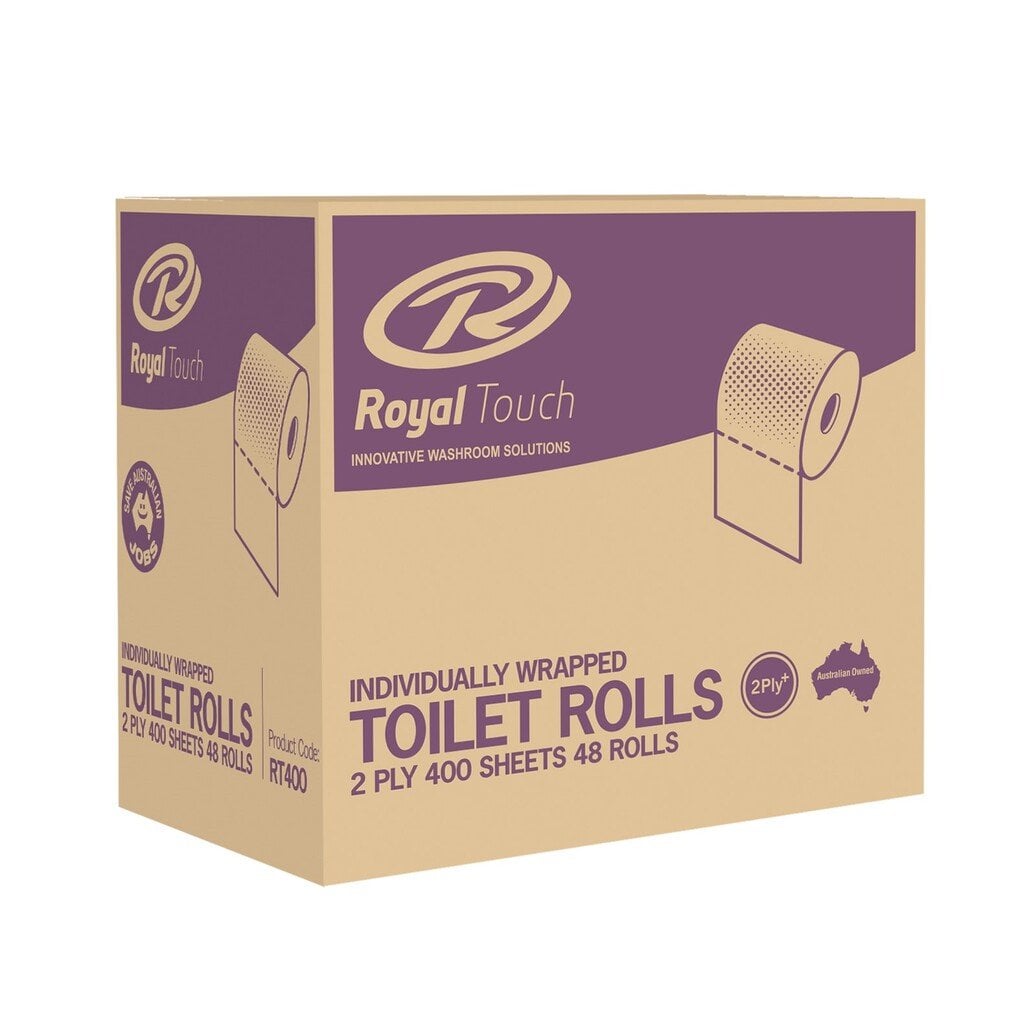 Royal Touch 2ply Toilet Rolls 400 Sheets - InkStation