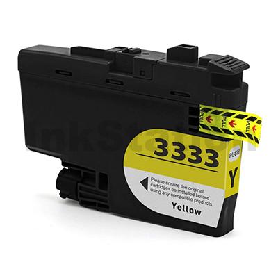 Brother Compatible LC-3333Y High Yield Yellow Ink Cartridge - 1,500 ...