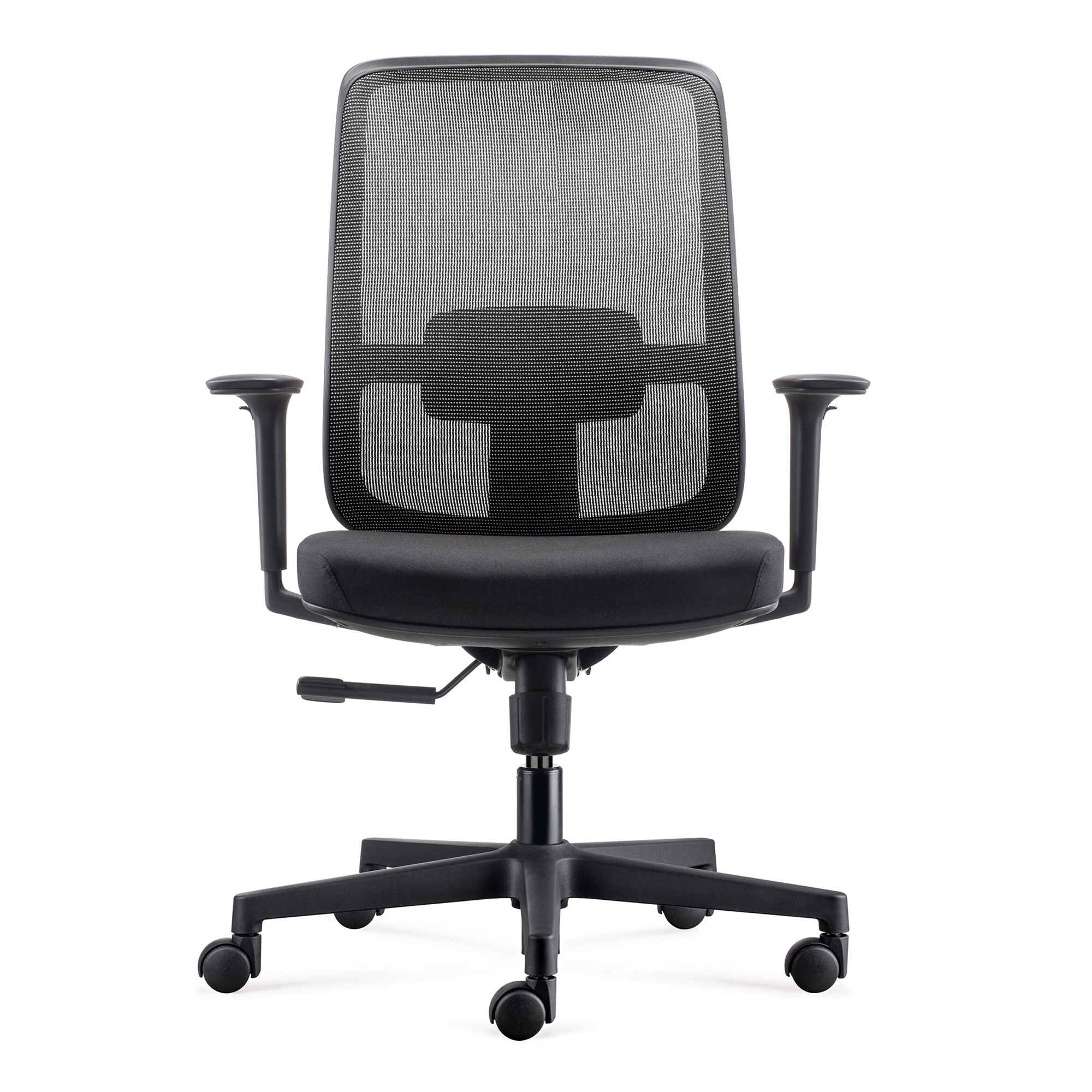 Rapidline Lotto Medium Back Mesh Operator Chair - Black Frame - InkStation