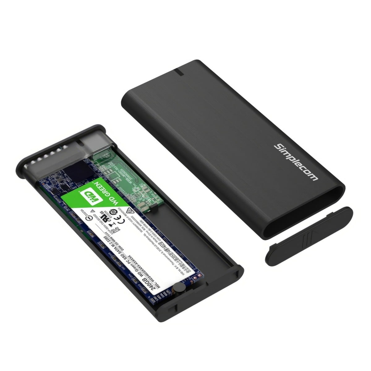 SATA M.2 SSD to USB-C Enclosure USB 3.2 Gen1 5Gbps SE502C - InkStation