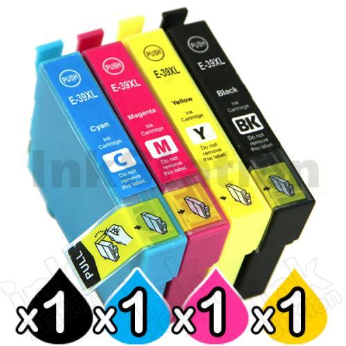 Epson 4 Pack Compatible for 39XL High Yield Inkjet Cartridges ...