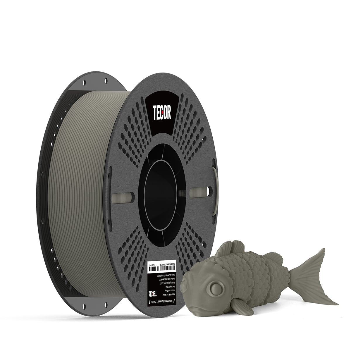 1 x Matte PLA+ 3D Filament 1.75mm Ash Grey - 1KG - InkStation