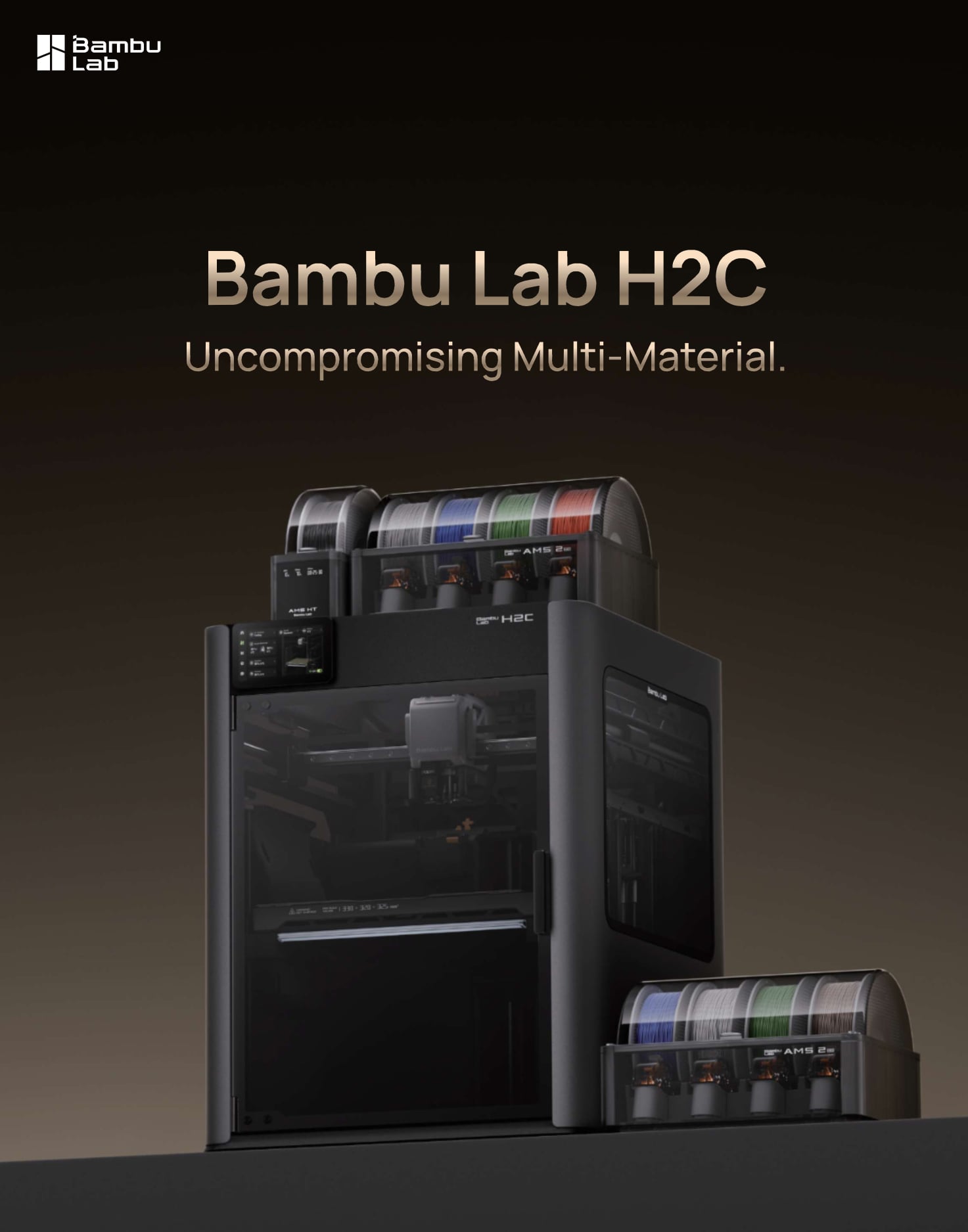 Bambu Lab H2C 3D Printer - InkStation