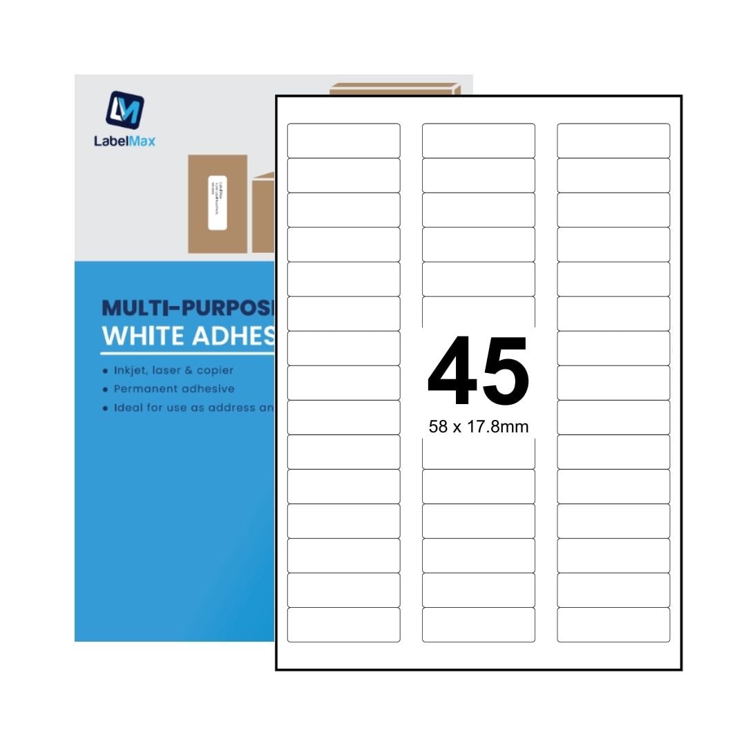 100 Sheets A4 White Self Adhesive Paper Address Mailing Laser Inkjet ...
