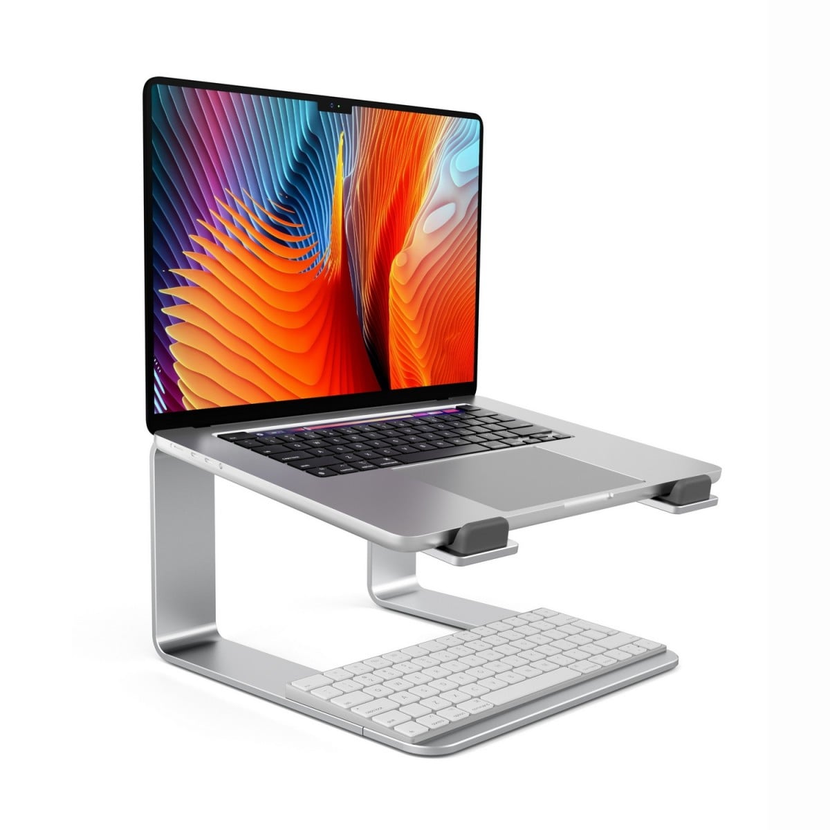 Simplecom CL510S Ergonomic Aluminium Riser Stand for Laptop MacBook ...