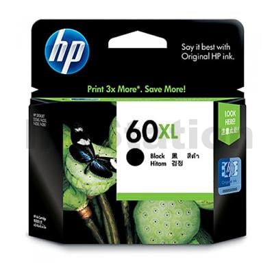 HP 60XL Genuine Black Inkjet Cartridge CC641WA - 600 Pages - Ink ...