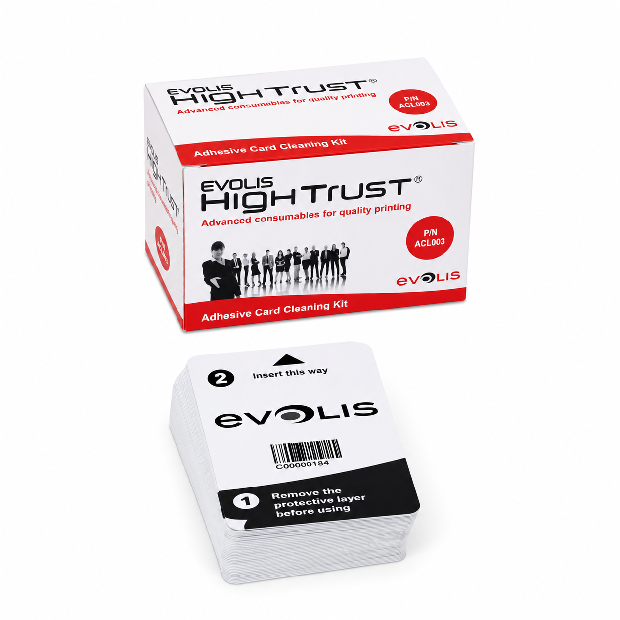 Evolis Adhesive Card Cleaning Kit - ACL003 - InkStation