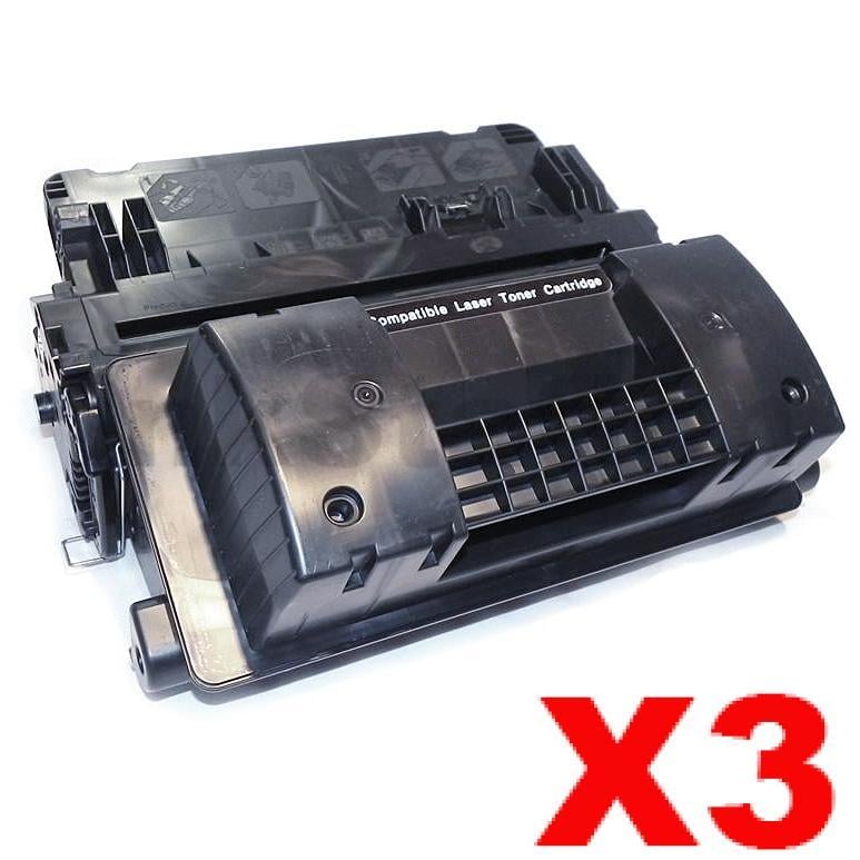 HP 3 x CC364X (64X) Compatible Black High Yield Toner Cartridge ...