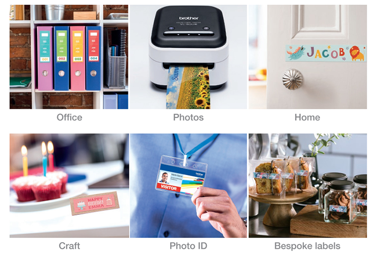 Brother VC-500W Versatile Compact Color Label and Photo Printer with ...