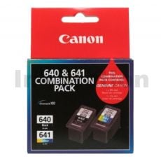 Canon PG-640XL CL-641XL Twin Pack Genuine High Yield Ink Cartridge ...