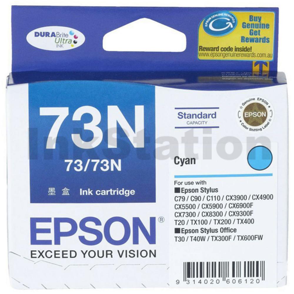Epson 4 Pack Compatible 73N Series Ink Combo [T0731- T0734] [1BK,1C,1M,1Y] - Ink Cartridges ...