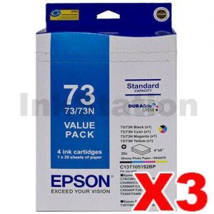 Epson 73N [T0731-T0734] Ink Cartridges - Ink Station