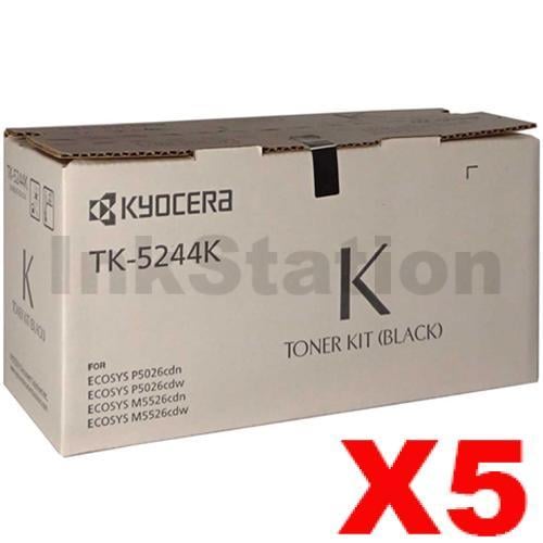 Kyocera 4 Pack Non-Genuine alternative for TK-5244 Toner Combo suitable for Ecosys M5526, P5026 ...
