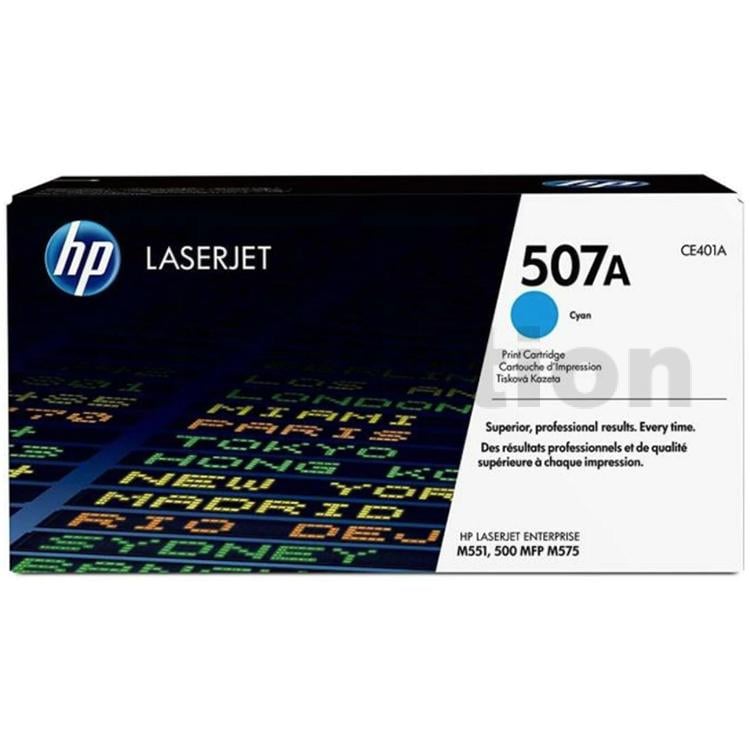 HP CE401A (507A) Genuine Cyan Toner Cartridge - 6,000 Pages - Toner ...