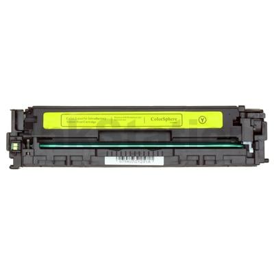 HP CE322A (128A) Compatible Yellow Toner Cartridge - 1,300 Pages ...