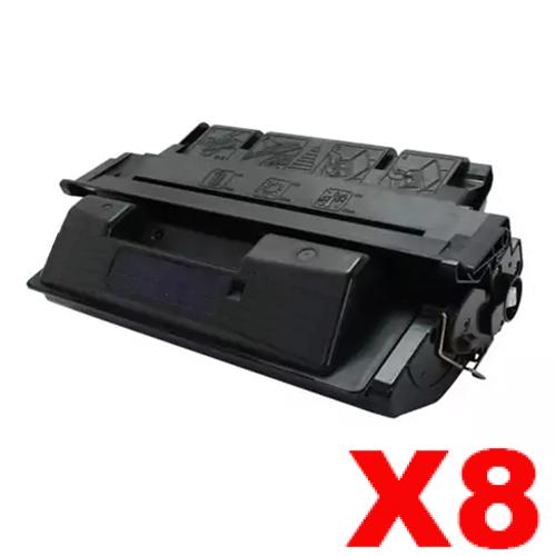 HP 8 x C4127X (27X) Compatible Black Toner Cartridge - 10,000 Pages ...