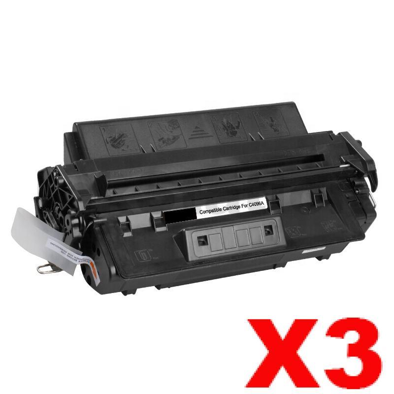 HP 1 x C4096A (96A) Compatible Black Toner Cartridge - 5,000 Pages ...